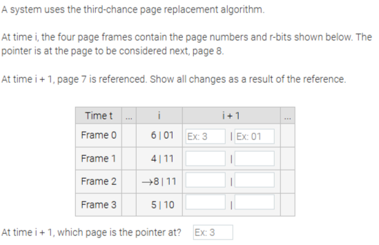 Solved A system uses the third-chance page replacement | Chegg.com