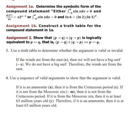 Solved d(2) Assignment 1a. Determine the symbolic form of | Chegg.com