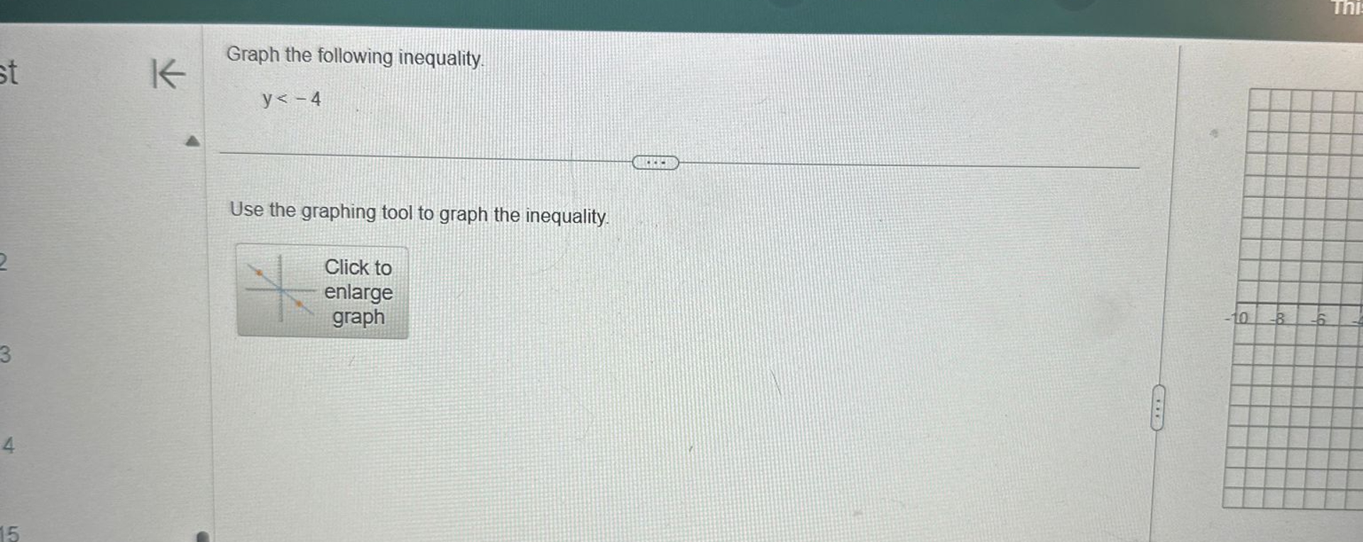 Solved Graph the following inequality.y