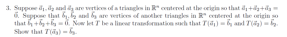 Solved 3. Suppose ã1, 72 and az are vertices of a triangles | Chegg.com