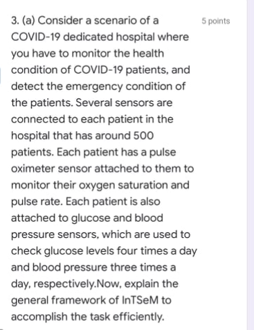 Solved 5 points 3. (a) Consider a scenario of a COVID-19 | Chegg.com