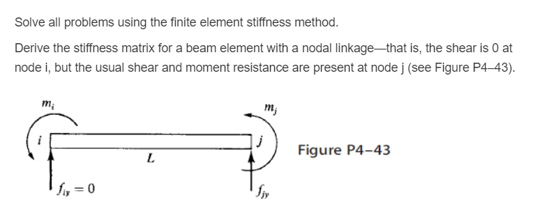 Solved Solve All Problems Using The Finite Element Stiffness 1563
