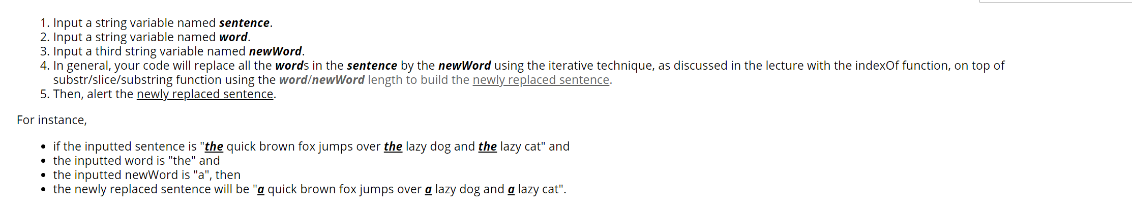 Solved 1 Input A String Variable Named Sentence 2 Input A 0363