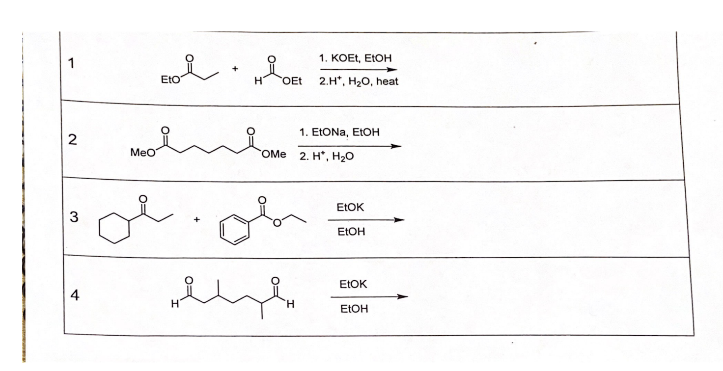 Solved 1 2 3 4 \\( \\underset{\\text { EtOH | Chegg.com