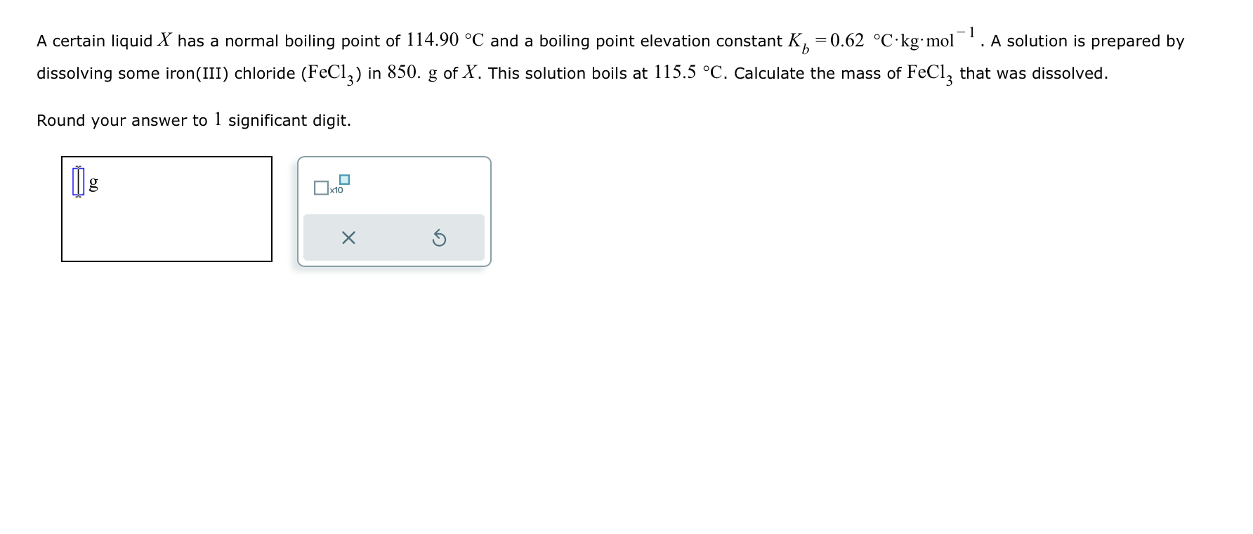 Solved A certain liquid X has a normal boiling point of | Chegg.com