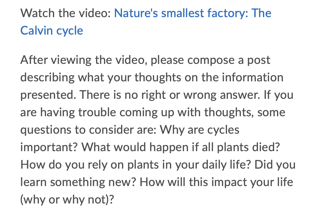 Watch the video: Nature's smallest factory: The | Chegg.com