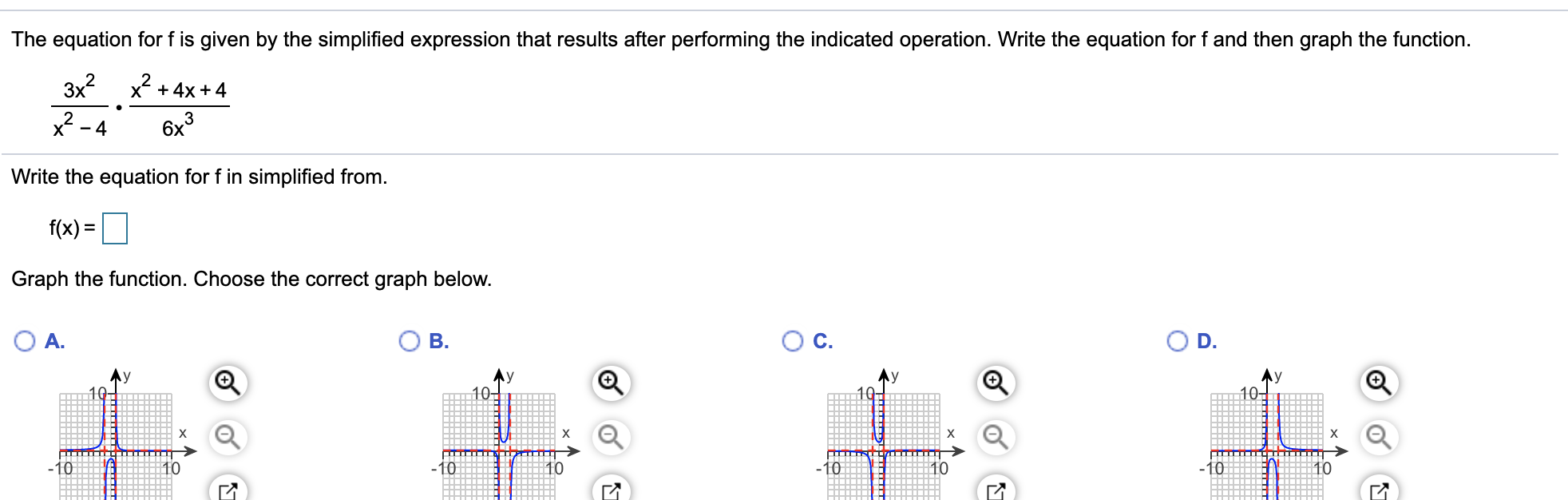 Solved The equation for fis given by the simplified | Chegg.com
