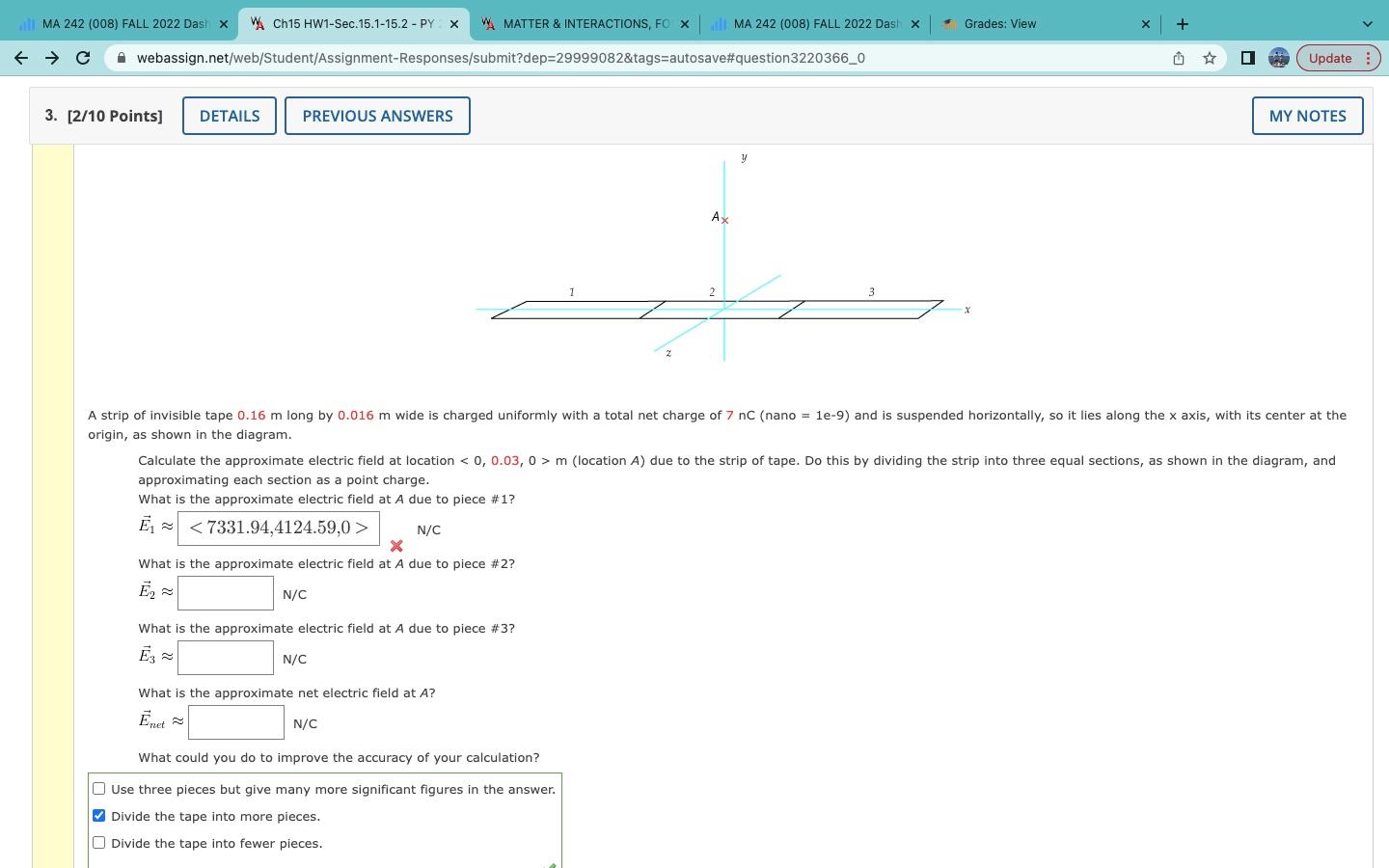 Solved origin, as shown in the diagram. approximating each | Chegg.com