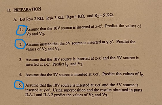 Solved A. Let R2=2 KΩ,R3=3 KΩ,R4=4 KΩ, and R5=5 KΩ. 1. | Chegg.com