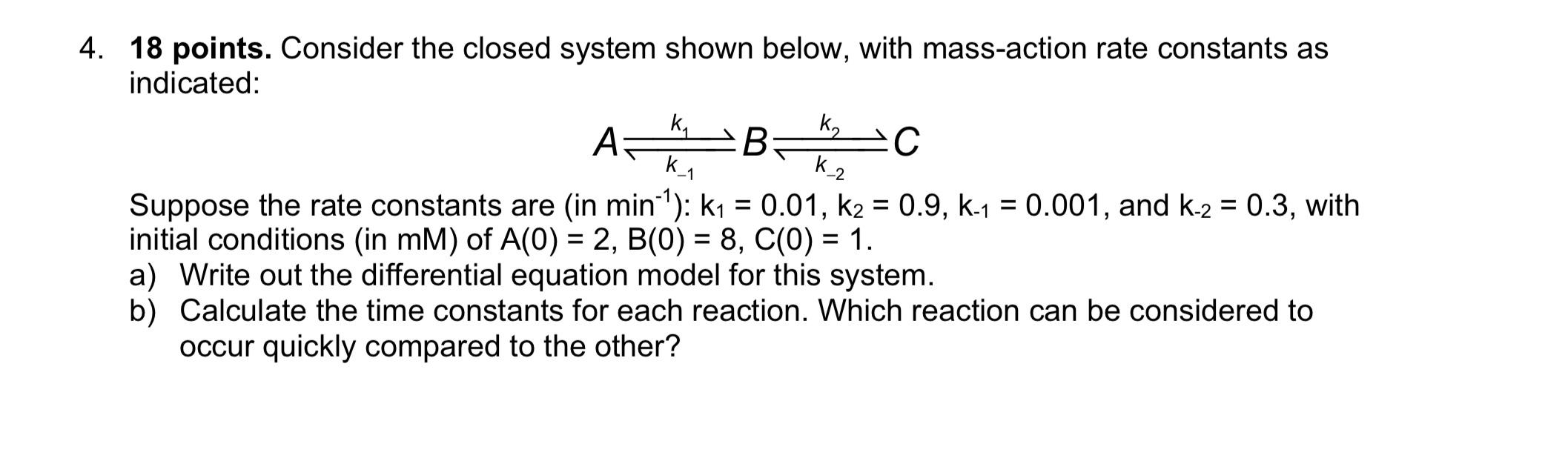 Consider the closed system shown below, with | Chegg.com