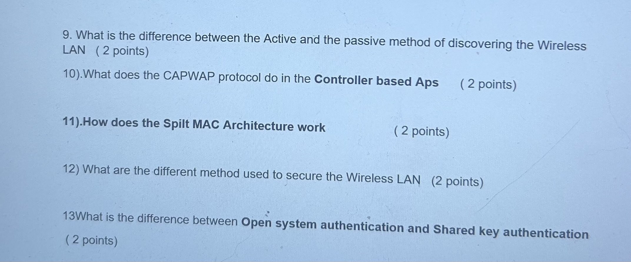 Solved 9. What is the difference between the Active and the | Chegg.com