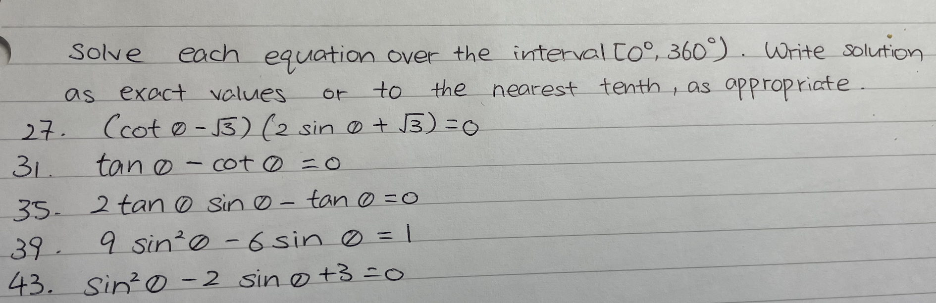 Solved 15. + 1 = -1 Solve each equation for exact solutions | Chegg.com