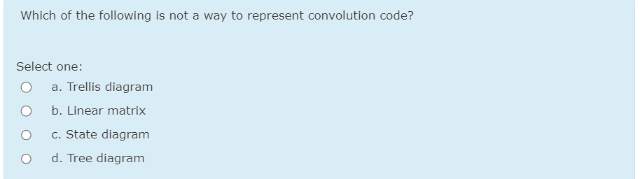 Solved Which of the following is not a way to represent | Chegg.com