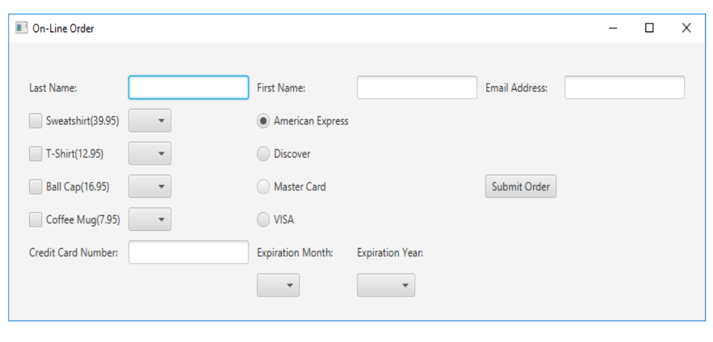 Solved Create A Java Gui Application Using Javafx Framework 8271