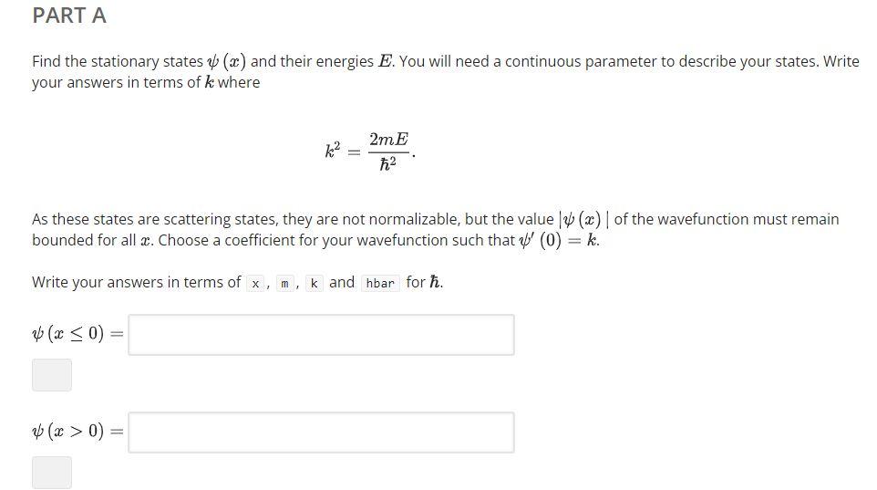 Solved A particle of mass m is moving in one dimension, | Chegg.com