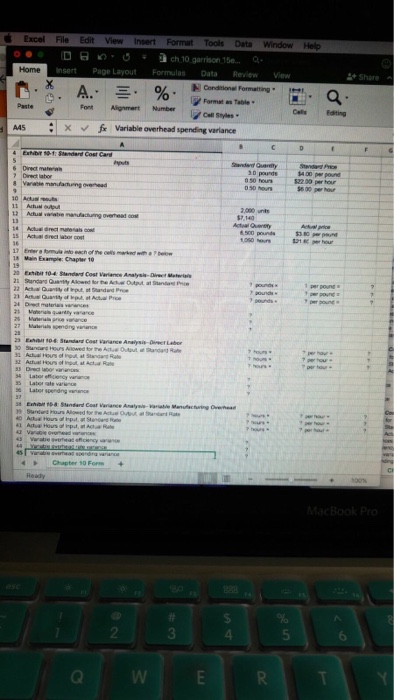 Solved Excel Fle Edit View Insert Format Tools Data Window