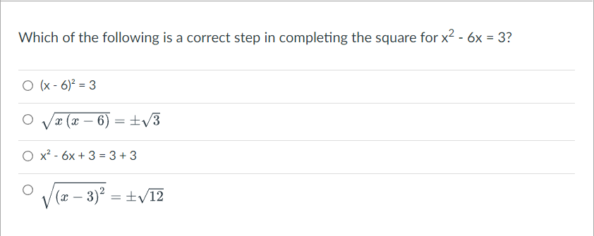 Solved Which of the following is a correct step in | Chegg.com