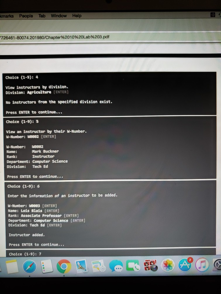 Solved CITC-1301 Introduction to Programming Chapter 10 Lab | Chegg.com