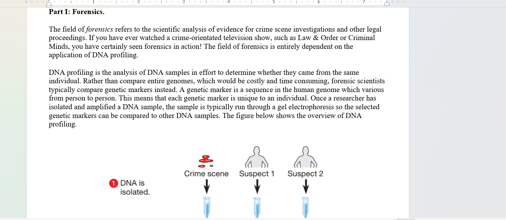 Solved The field of forensics refers to the scientific | Chegg.com