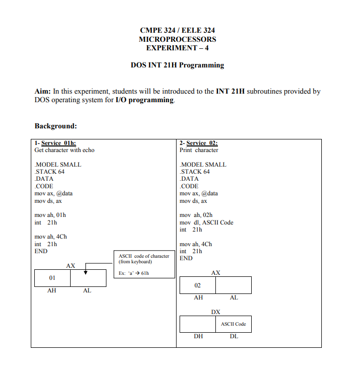 Solved .asm file and screenshot of the output must be | Chegg.com
