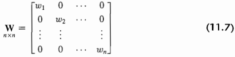 Solved 18. Derive the variance-covariance matrix σ2{bw} in | Chegg.com