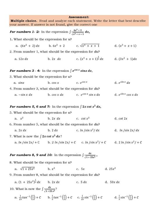 Solved Assessment: Multiple choice. Read and analyze each | Chegg.com