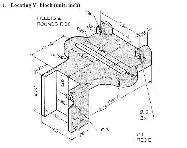 Solved Help me sketch this using Solidwork. Show me step by | Chegg.com