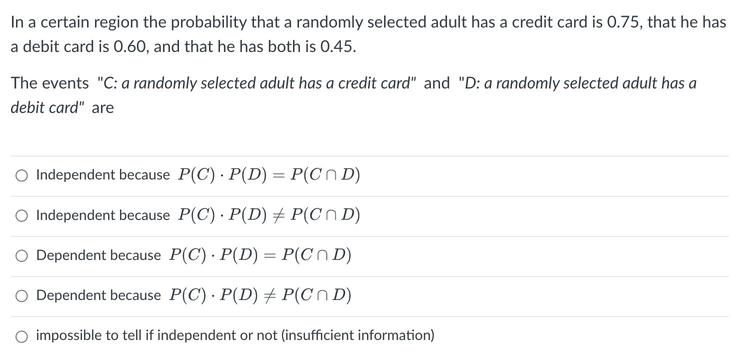 Solved In a certain region the probability that a randomly | Chegg.com