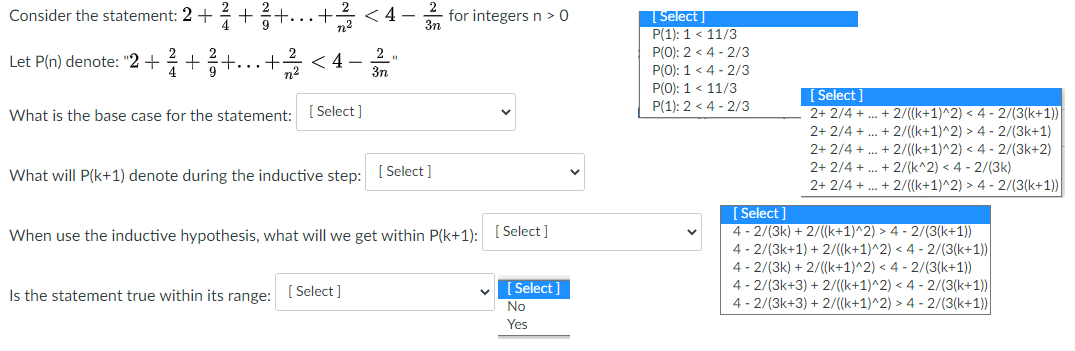 Solved 0 3n Consider the statement: 2 | Chegg.com