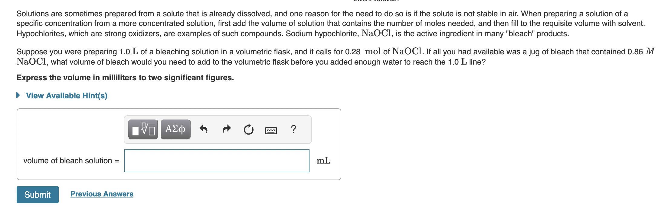 Solved Calculate the molarity (M) of 154.7 g of H2SO4 in | Chegg.com