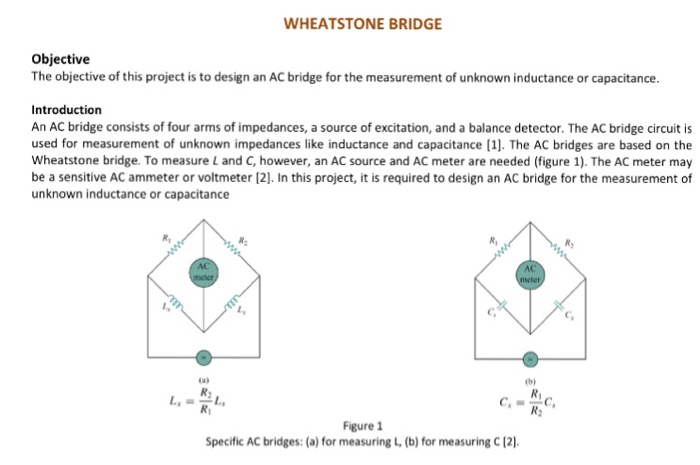 Solved The objective of this project is to design an AC | Chegg.com
