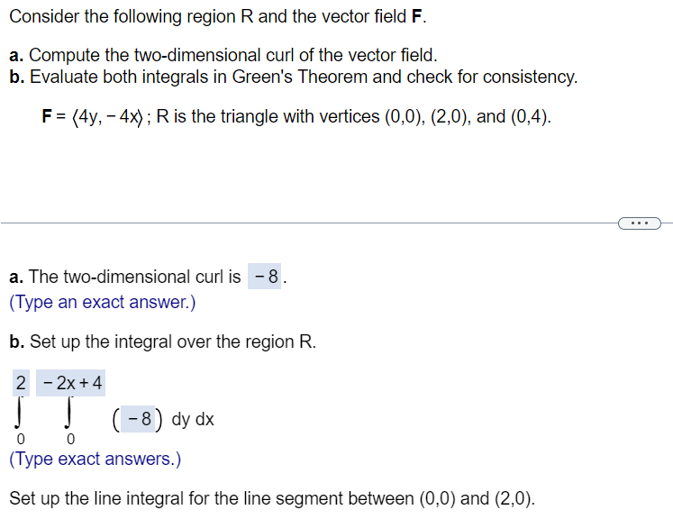 Solved Consider the following region R and the vector field | Chegg.com