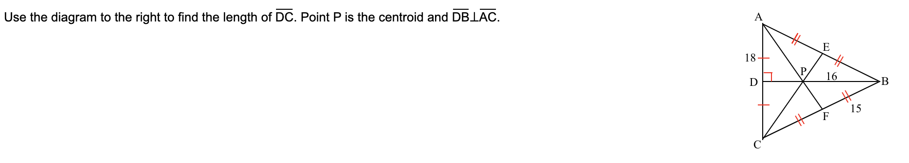 Solved Use the diagram to the right to find the length of | Chegg.com