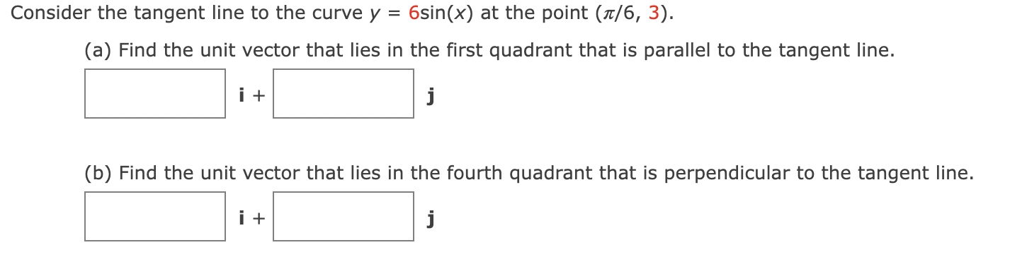 Solved onsider the tangent line to the curve y=6sin(x) at | Chegg.com