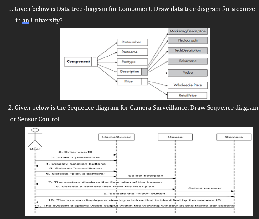 Solved 1. Given below is Data tree diagram for Component. | Chegg.com Solved 1. Given below is Data tree diagram for Component. | Chegg.com