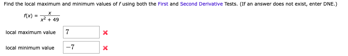 Solved Find the local maximum and minimum values of fusing | Chegg.com
