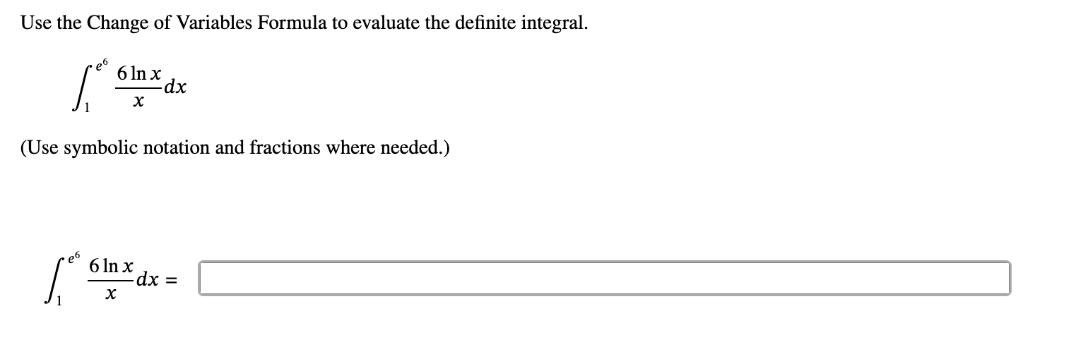 Solved Use the Change of Variables Formula to evaluate the | Chegg.com