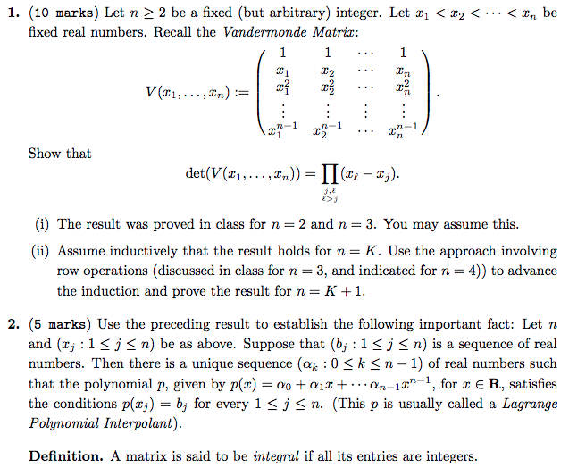 Solved (5 marks) Suppose that U is an invertible | Chegg.com