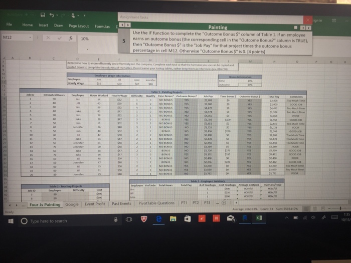 Solved igin团 Fle Home InsertDraw Page Layout Formulas | Chegg.com