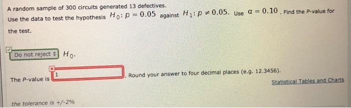 Solved A random sample of 300 circuits generated 13 | Chegg.com