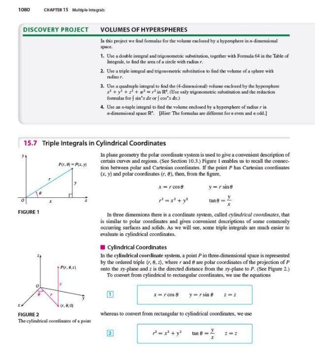 Solved Do the Discovery Project on page 1080 of Stewart, 8th | Chegg.com