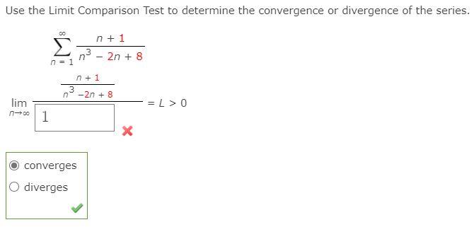 Solved Use Theorem 9.11 to determine the convergence or | Chegg.com