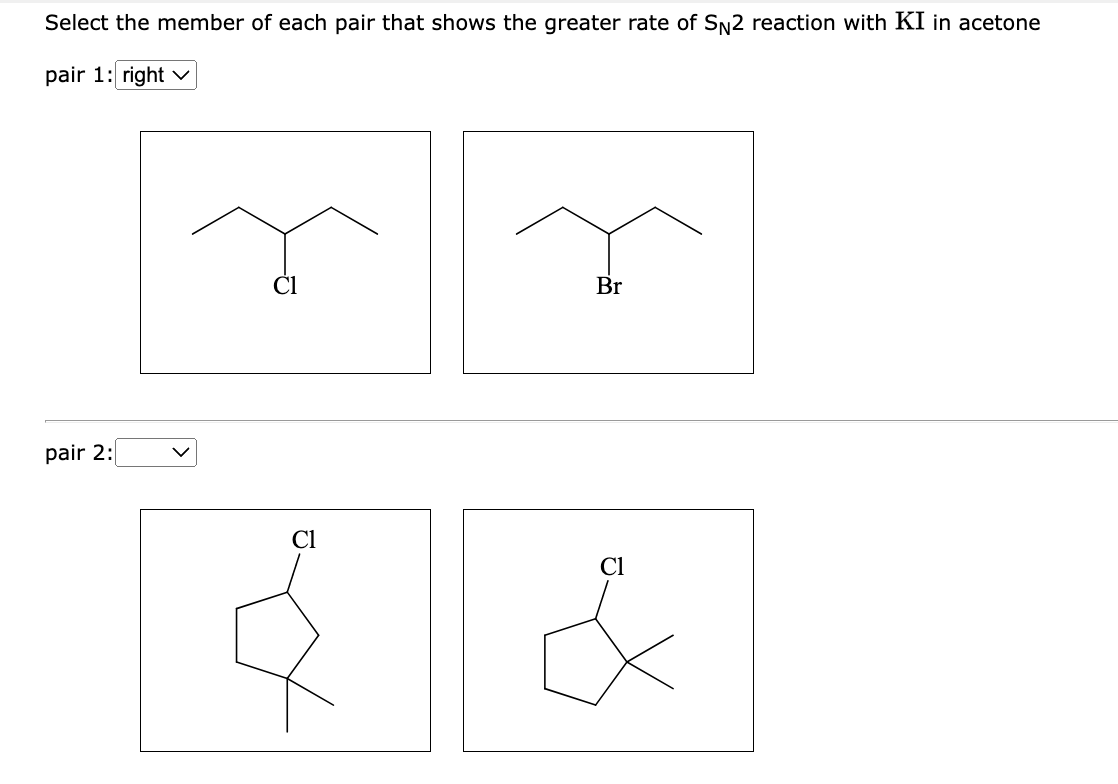 Solved Select the member of each pair that shows the greater | Chegg.com Solved Select the member of each pair that shows the greater | Chegg.com