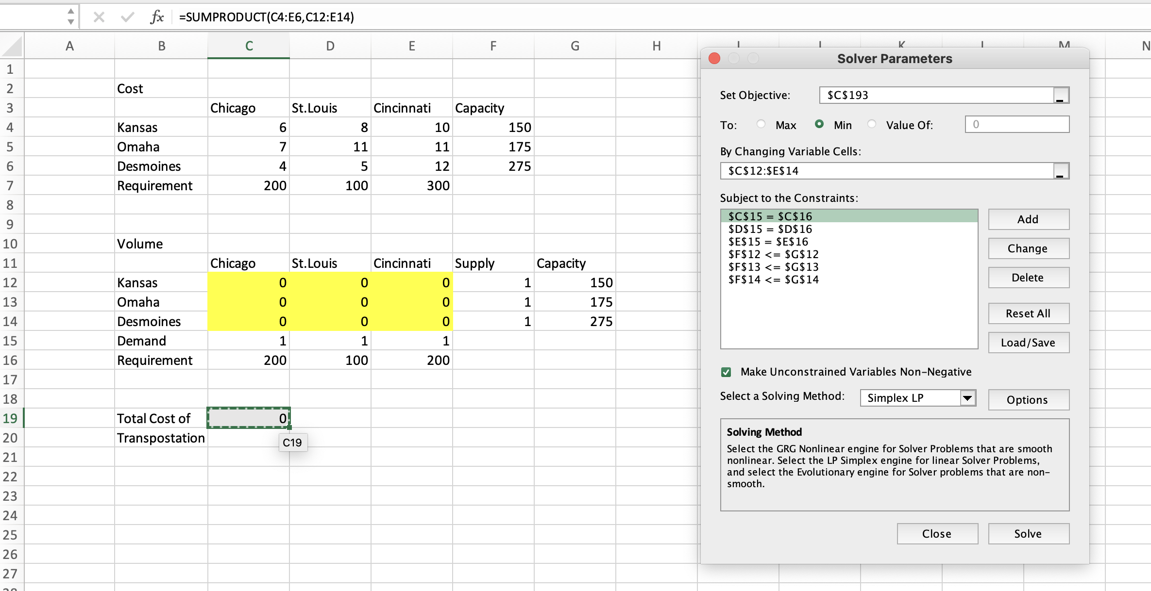 Solved How many tons of wheat to transport from eachgrain | Chegg.com
