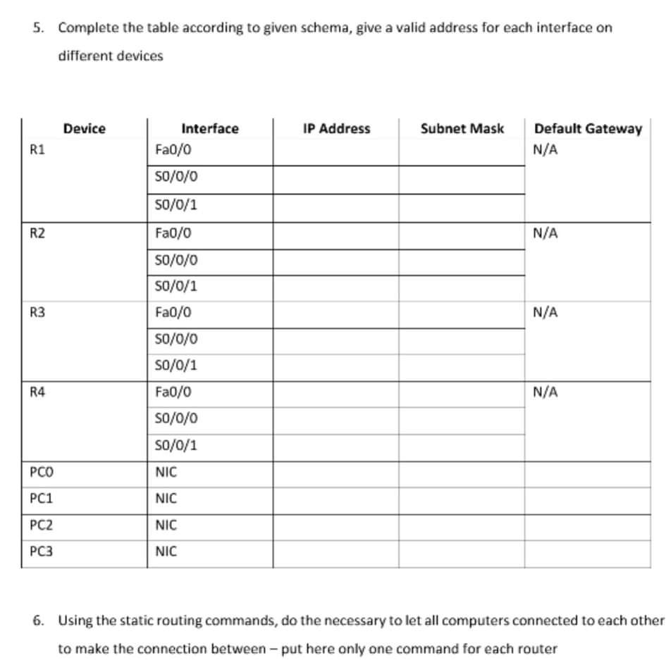 Solved Part V: Network Topologies and protocols Given the | Chegg.com