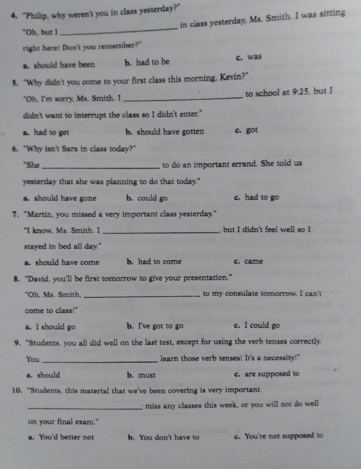 Solved 2 USING MODAL EXPRESSIONS OF NECESSITY The following | Chegg.com