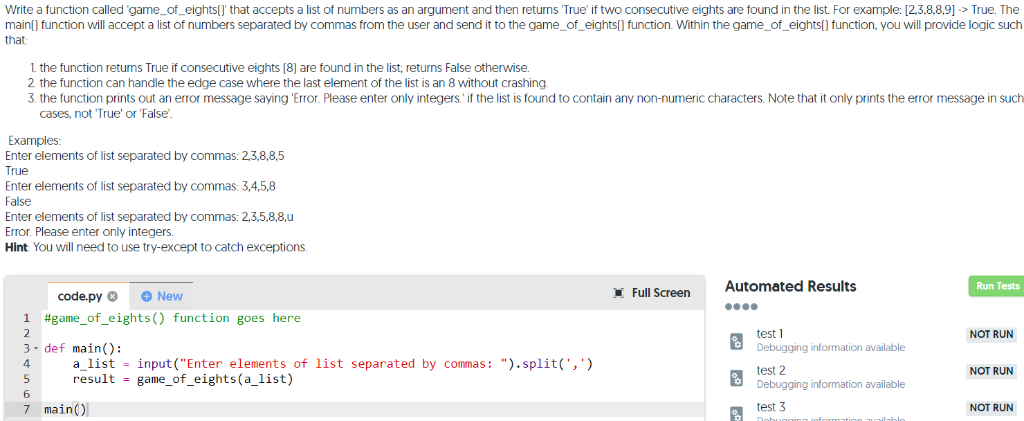 Solved Write a function 'music_func' that takes 3 parameters | Chegg.com