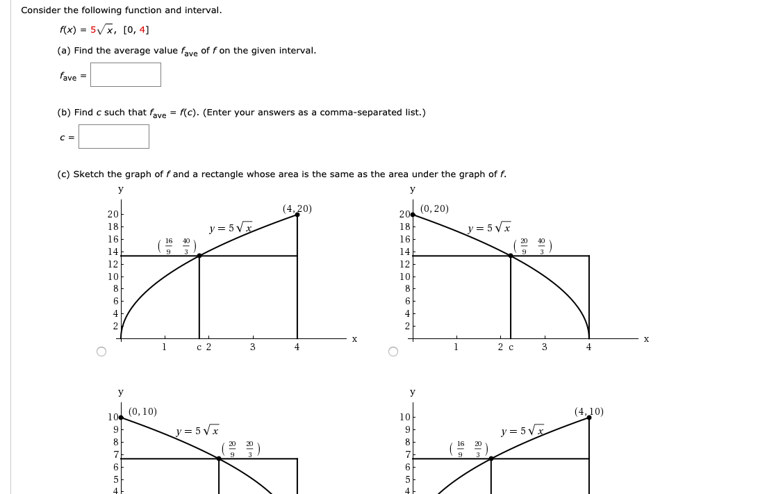 Solved Consider The Following Function And Interval Fx 5696