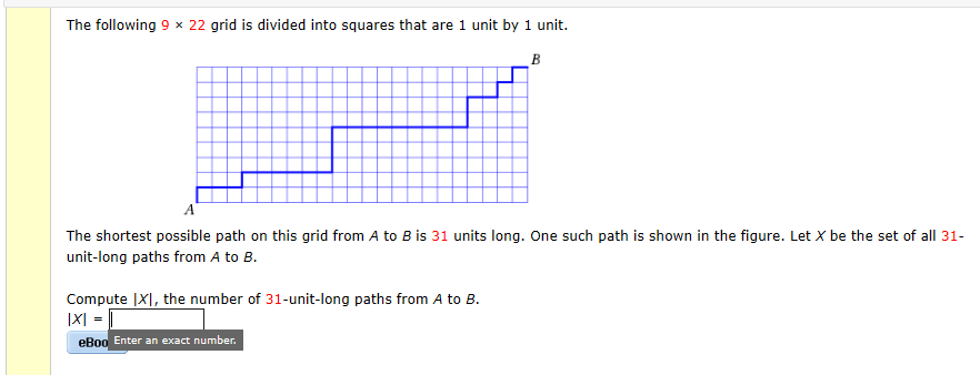 Solved The following 9 x 22 grid is divided into squares | Chegg.com
