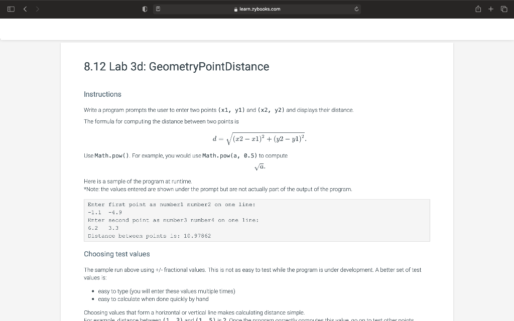 Solved Task In this case program name is MathExpressions | Chegg.com